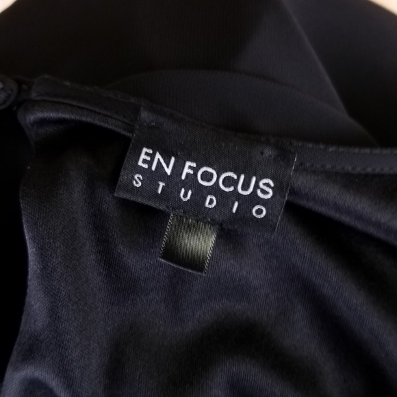 Enfocus Studio | Dresses | En Focus Studio Black Sheath Sleeveless ...